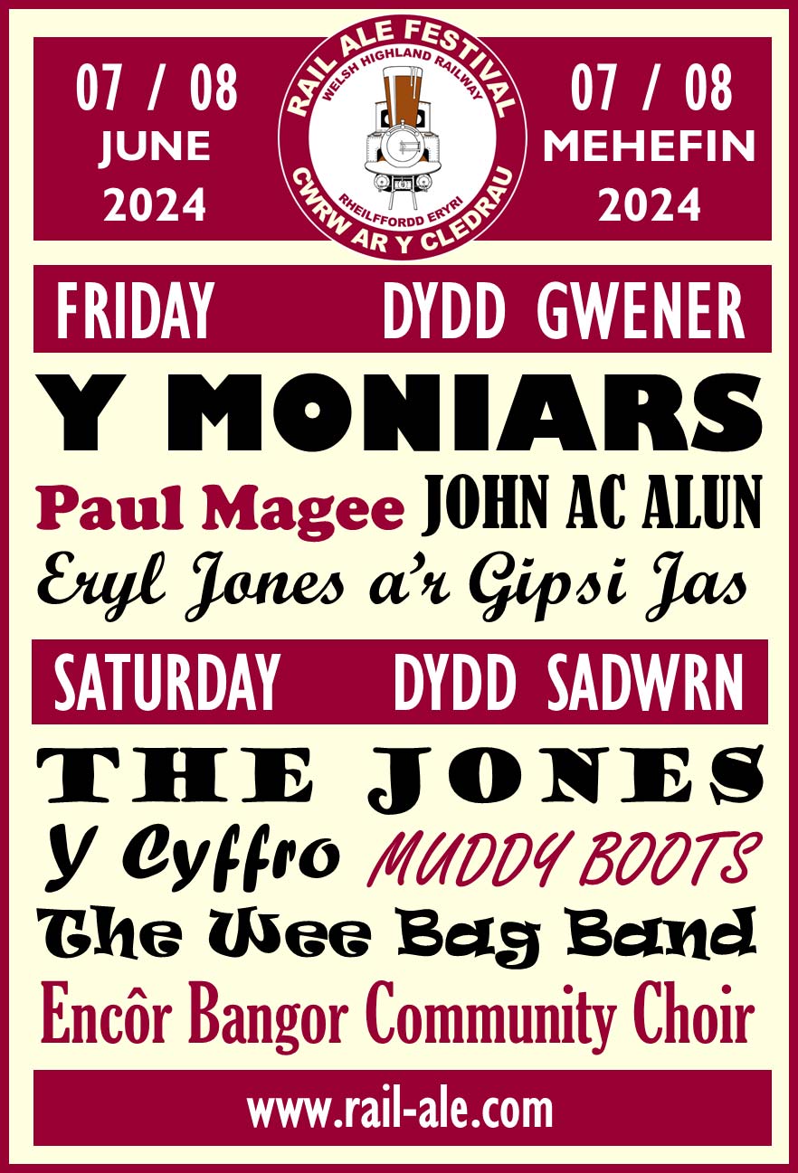 Live Music – Cwrw ar y Cledrau / Rail Ale